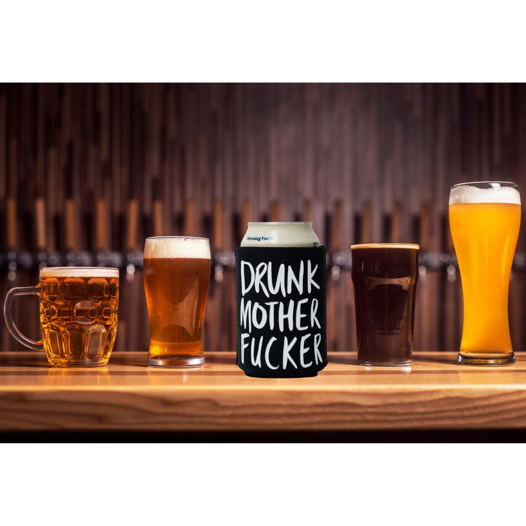 Drunk Mother Fucker stubby holder – Kitchen Language