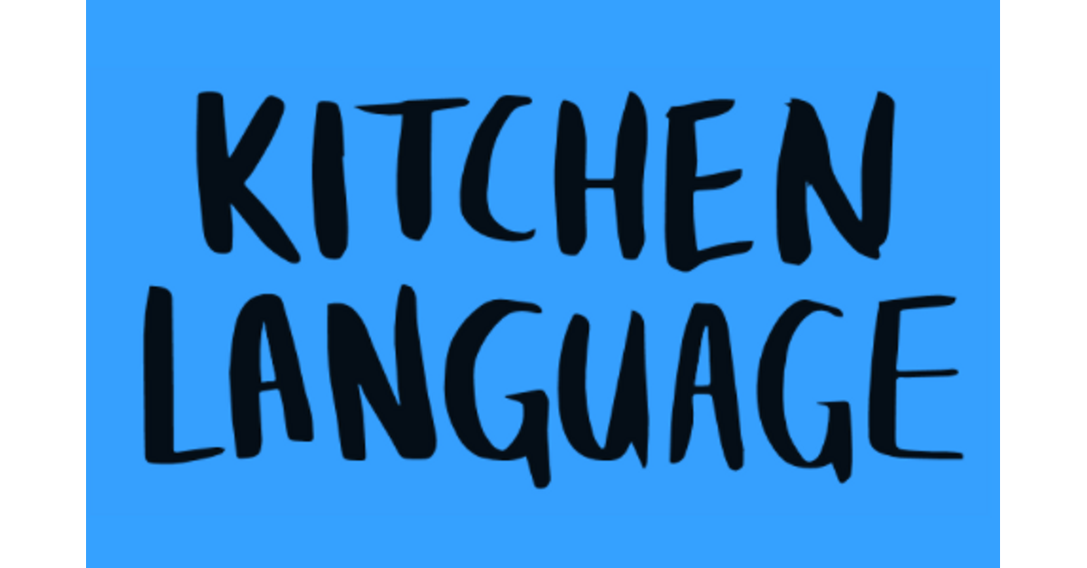Kitchen Language - Funny gifts + joke presents